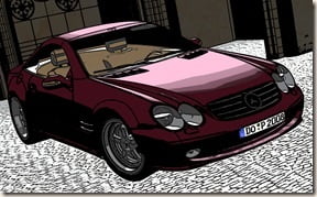 Mercedes Cartoon Style | NERD-O-MANIA Magazin